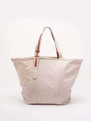 GOLDEN GOOSE 24.7 Ew Canvas Shopping Bag - Multicolor