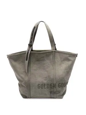 GOLDEN GOOSE 24/7 Ew Canvas Shopping Bag - Multicolor