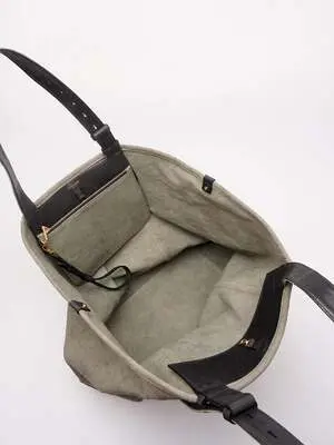 GOLDEN GOOSE 24/7 Ew Canvas Shopping Bag - Multicolor