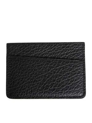 MAISON MARGIELA Leather Card Holder - Black