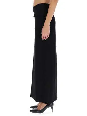 Balenciaga Long Sartorial Wool Blend Skirt