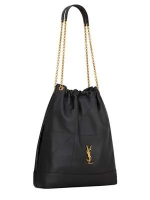 Saint Laurent Large Pochon Jamie Bag - Black