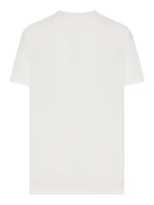 JIL SANDER Crew Neck Cotton T-shirt With Logo - Multicolor