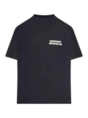 Balenciaga Medium Fit Masking Tape T-shirt - Multicolor