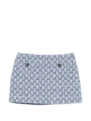 Gucci Gg Monogram Miniskirt
