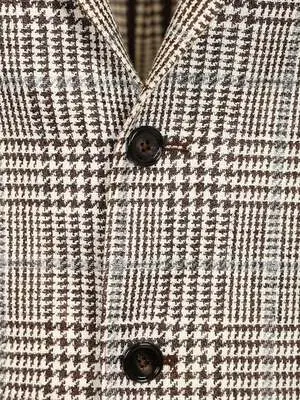 Tagliatore Monte Carlo Prince Of Wales Blazer - Brown