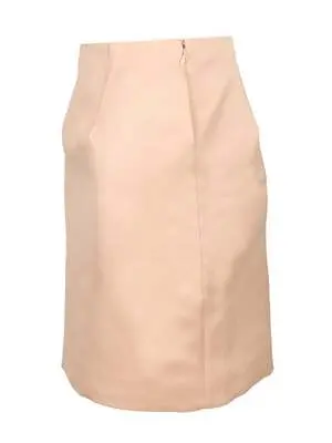 Chloé Short Pencil Skirt In Technical Duchess Satin - Multicolor