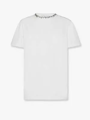 GOLDEN GOOSE GOLDEN GOOSE DELUXE BRAND Distressed Cotton T-Shirt With Rhinestone Detail Multicolor