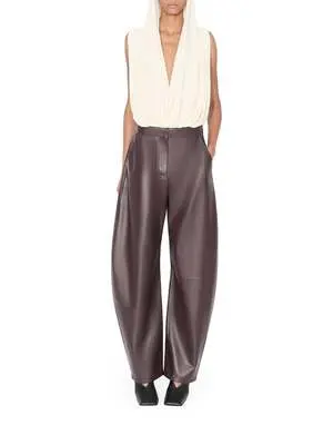 Alaïa Jersey Bodysuit With Hood - Multicolor
