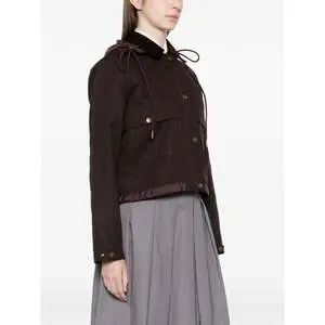 Moncler Corduroy Collar Jacket - Purple
