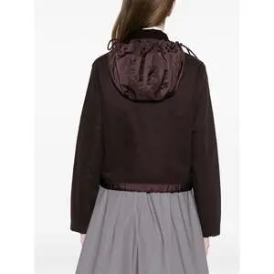 Moncler Corduroy Collar Jacket - Purple