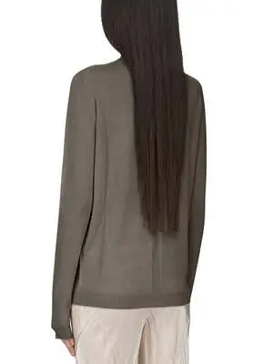 Rick Owens V-neck Virgin Wool Sweater - Gray