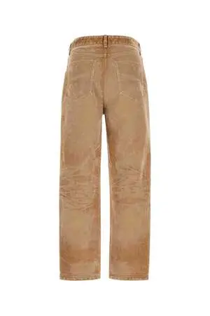 Fendi Jeans In Velluto Cammello - Multicolor