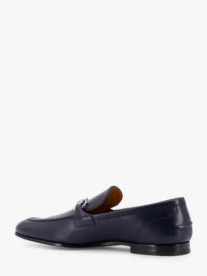 Gucci Leather Loafer With Horsebit Detail - Blue