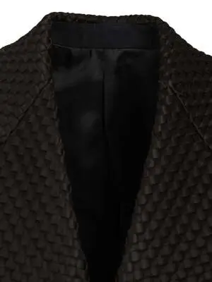 Bottega Veneta Grain De Poudre Tuxedo Jacket With Satin Lapels