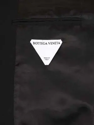 Bottega Veneta Grain De Poudre Tuxedo Jacket With Satin Lapels