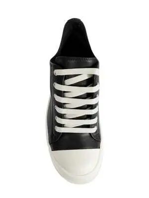 Rick Owens Gary Leather Zip-up Jacket - Black