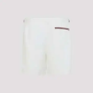 Brunello Cucinelli Embroidered Buttoned Swim Shorts