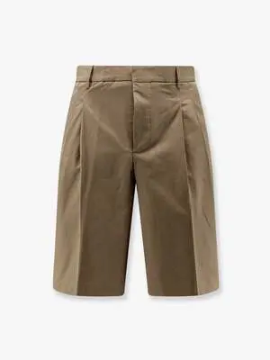 AMI Paris Virgin Wool Shorts - Multicolor