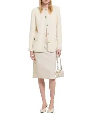 Gucci Bouclé Wool Cardigan With Gg Crossover Buttons