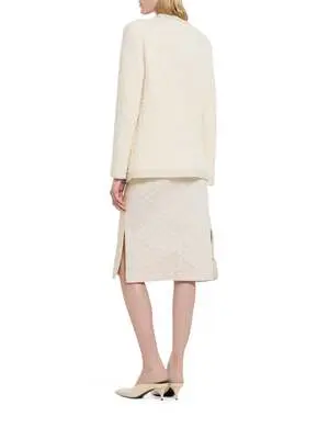 Gucci Bouclé Wool Cardigan With Gg Crossover Buttons