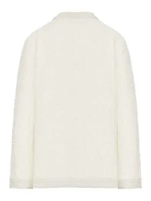 Gucci Bouclé Wool Cardigan With Gg Crossover Buttons