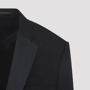 Balenciaga Wool Tuxedo Jacket With Notch Lapel