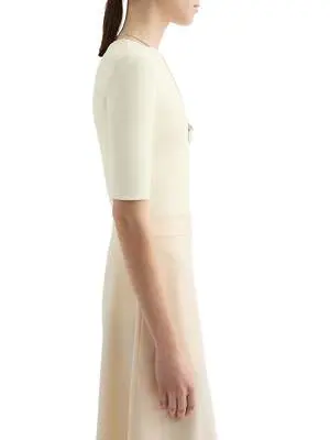 JIL SANDER Short Sleeve Crepe T-shirt - Multicolor