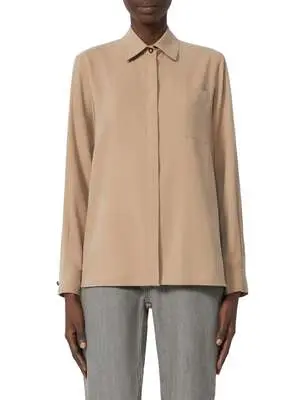 Max Mara Silk Canvas Shirt - Multicolor