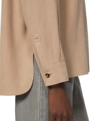 Max Mara Silk Canvas Shirt - Multicolor