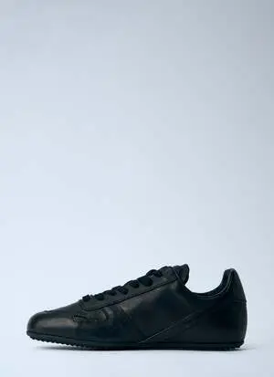 Rick Owens Minimal Leather Sneakers