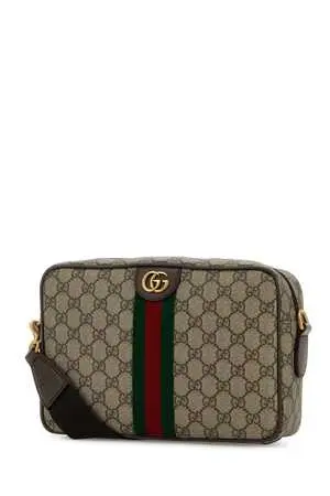 Gucci Printed Canvas Crossbody Bag - Multicolor