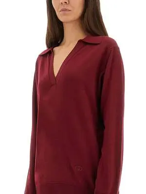 Gucci Ultrafine Wool Polo Shirt