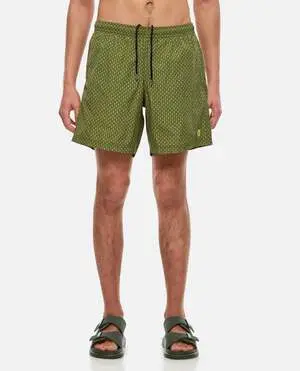 Alexander McQueen Dots Skull Swimshorts - Multicolor