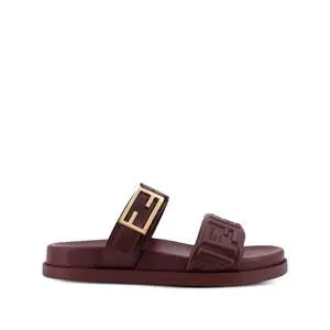 Fendi Embossed Logo Slides