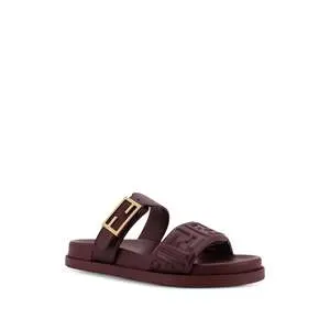 Fendi Embossed Logo Slides