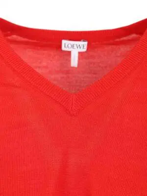 Loewe Asymmetrical Draped Merino Wool Sweater