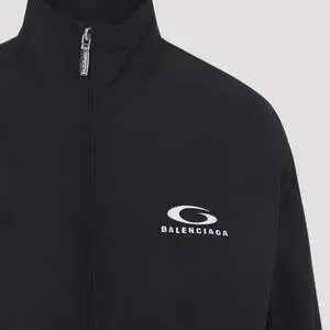 Balenciaga Cotton Jacket With Logo Detail