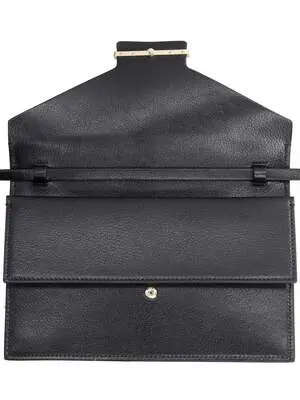 TOM FORD Supple Grain Bag With Turn Lock Closure - Black