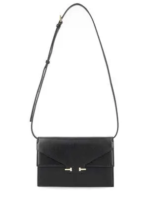 TOM FORD Supple Grain Bag With Turn Lock Closure - Black