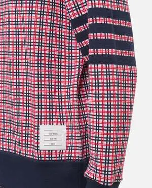 Thom Browne 4-bar Cotton Crewneck Sweatshirt