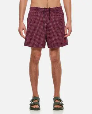 Alexander McQueen Dots Skull Swimshorts - Multicolor