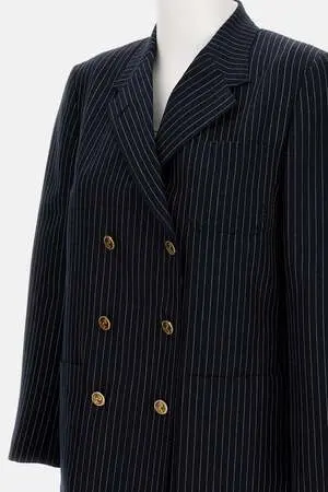 Thom Browne Double-breasted Jacket With Patch Pockets