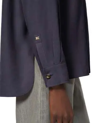 Max Mara Siamese Silk Canvas Shirt - Multicolor