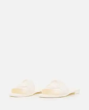 Moncler Rubber Logo Slides - Multicolor