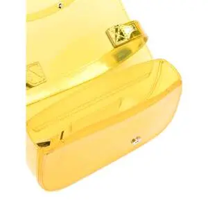 DIESEL® Chain Embellishment Top Handle Bag - Yellow