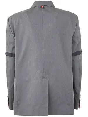 Thom Browne Single-breasted Blazer With Armband Detail