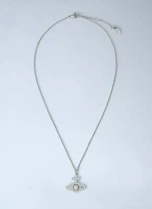 VIVIENNE WESTWOOD Olympia Pearl Pendant Necklace - Silver