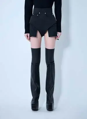 Rick Owens High Waisted Shorts For Women