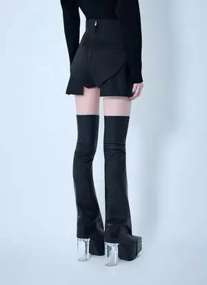Rick Owens High-rise Layered Cutoff Shorts
